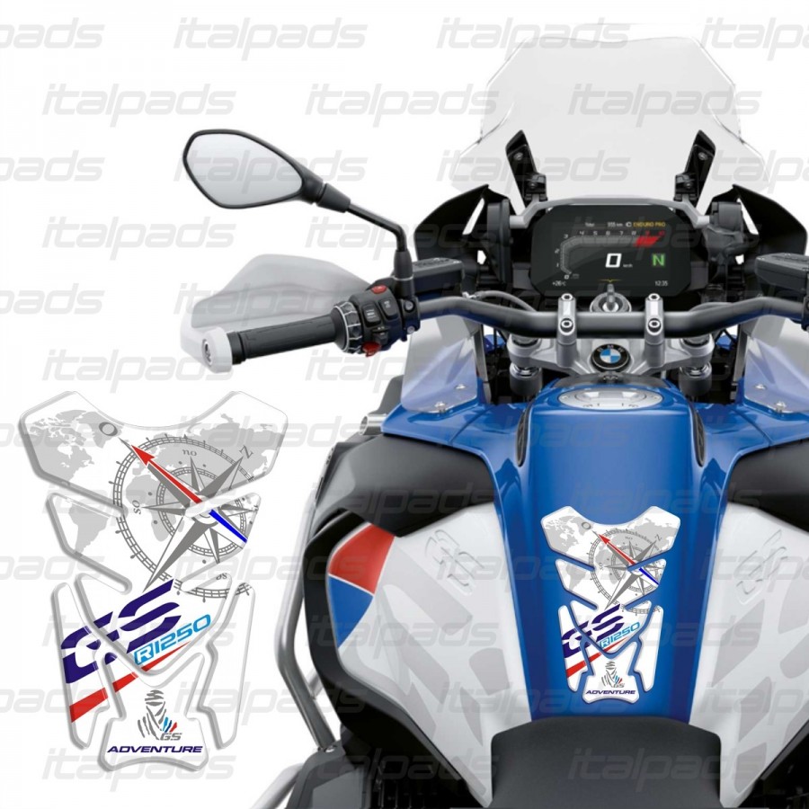 TANK PAD white blue "Michigan" for BMW R 1250 GS Adventure | eBay